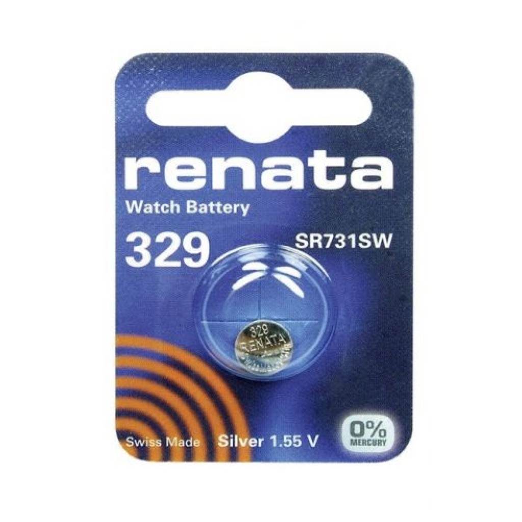 5 x Renata SR731 / SR731SW / 329 1.55V Silver Oxide Battery ...