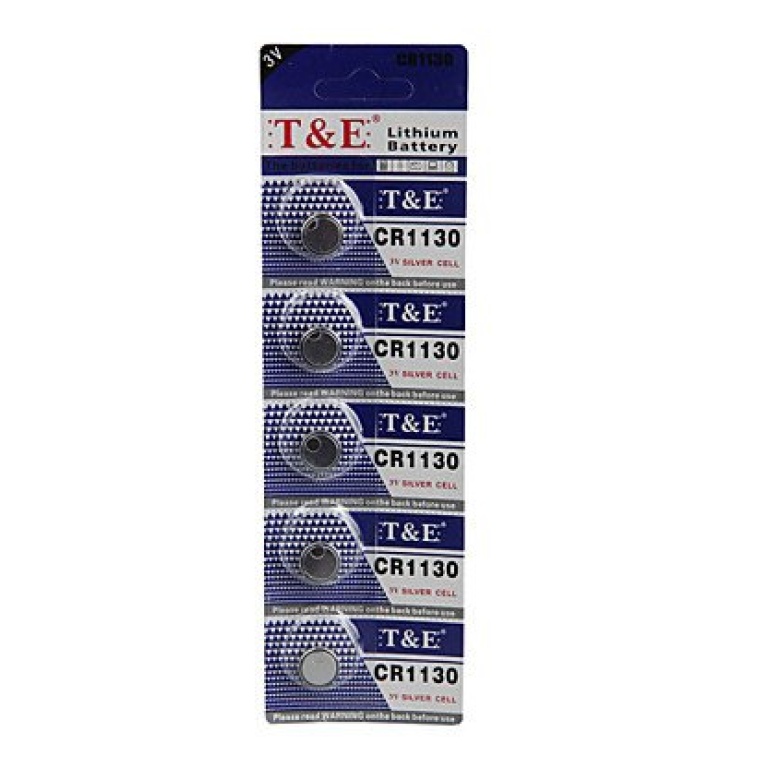 5 x Eunicell CR1130 3V Lithium Batteries - Discountbattery